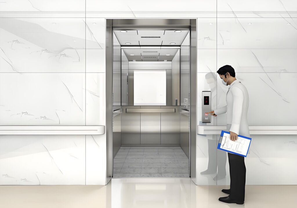 Stainless Steel Large Medical Elevators for Hospital